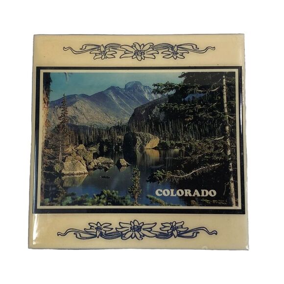 Wall Decor | Colorado Mountains Backsplash 6x6 Decorative Ceramic Wall ...